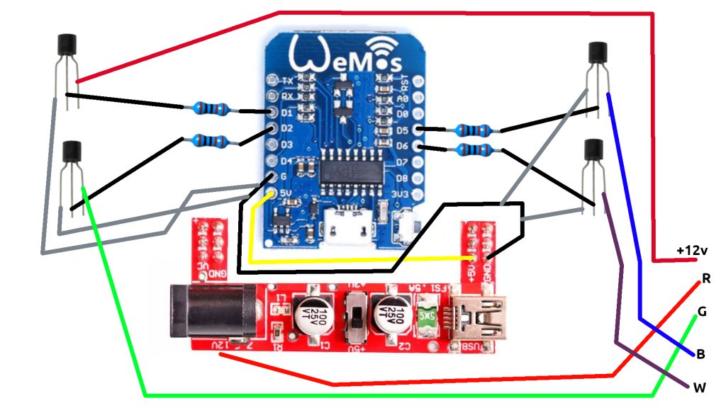 Home Assistant #40: Controlador de LED RGB o RGBW con ESPHome - Domótica en Casa