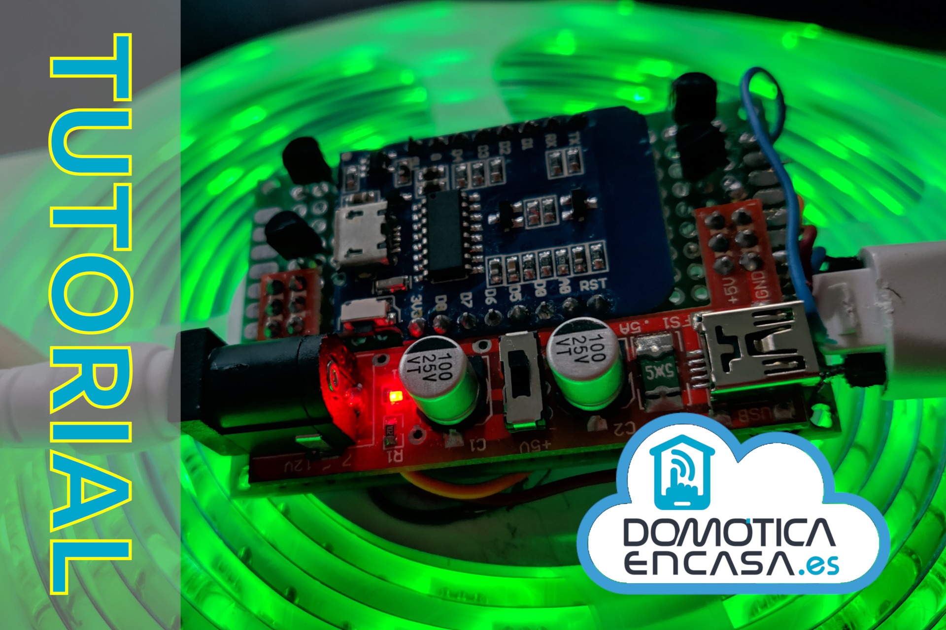 Home Assistant #40: Controlador de LED RGB o RGBW con ESPHome - Domótica en Casa