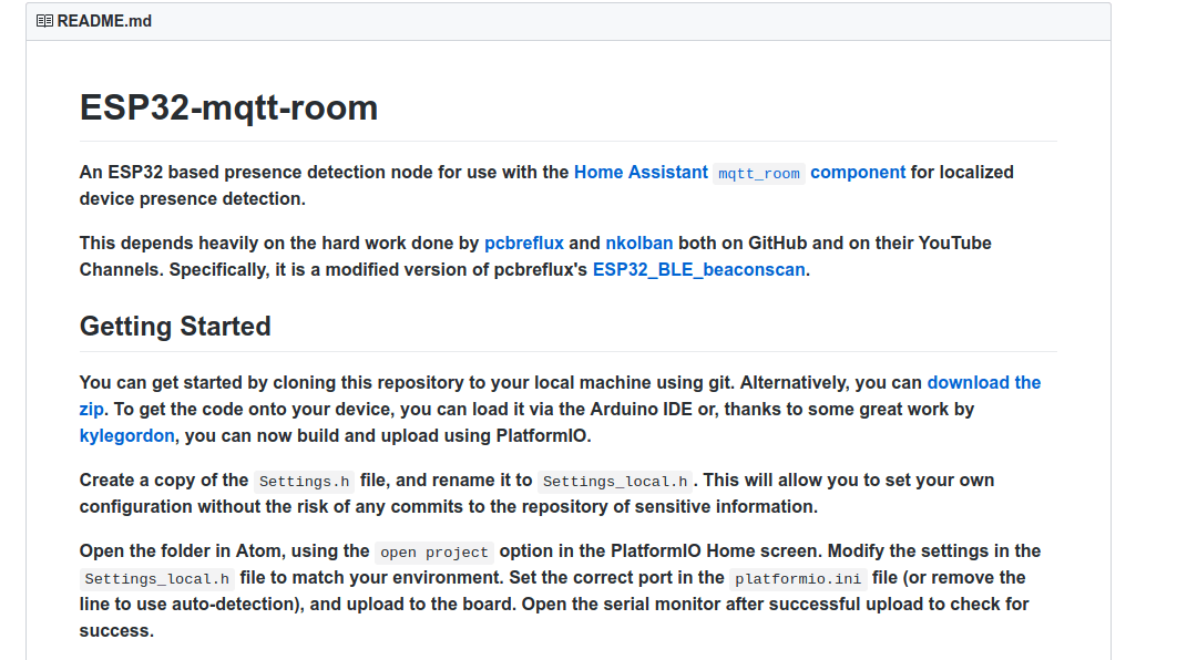 ESP32-mqtt-room: Sensor de presencia por habitaciones con ESP32 y un dispositivo BLE como la Mi ...