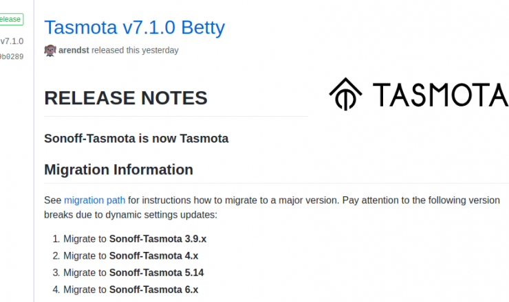 Tasmota supera los más de 1000 Templates - Domótica en Casa
